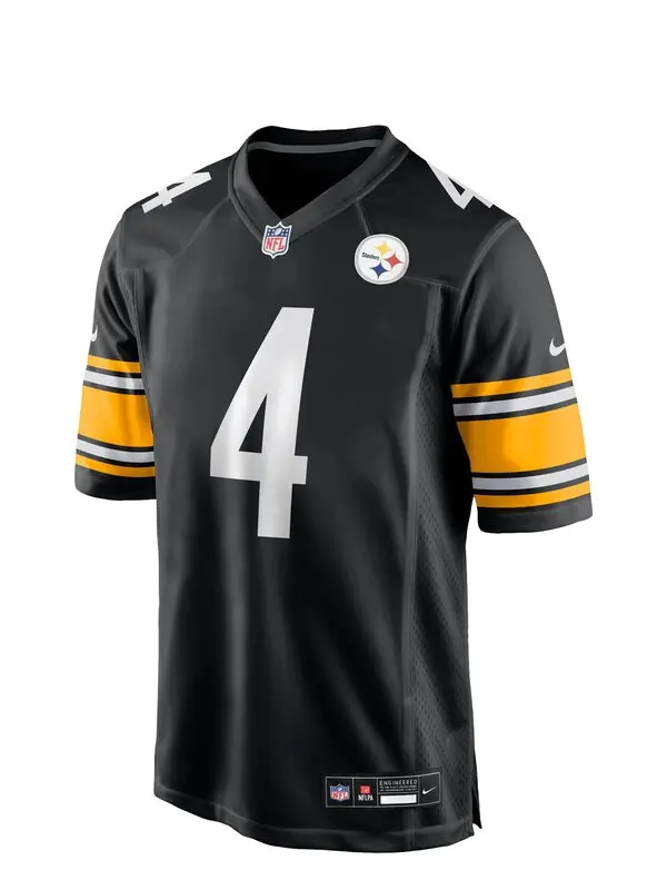 Nike Dk Metcalf Pittsburgh Steelers Nfl Game Jersey - Black
