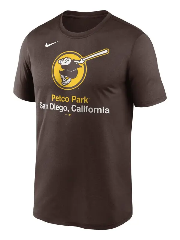 Nike San Diego Padres Stadium Legend Dri-fit Mlb T-shirt - Brown