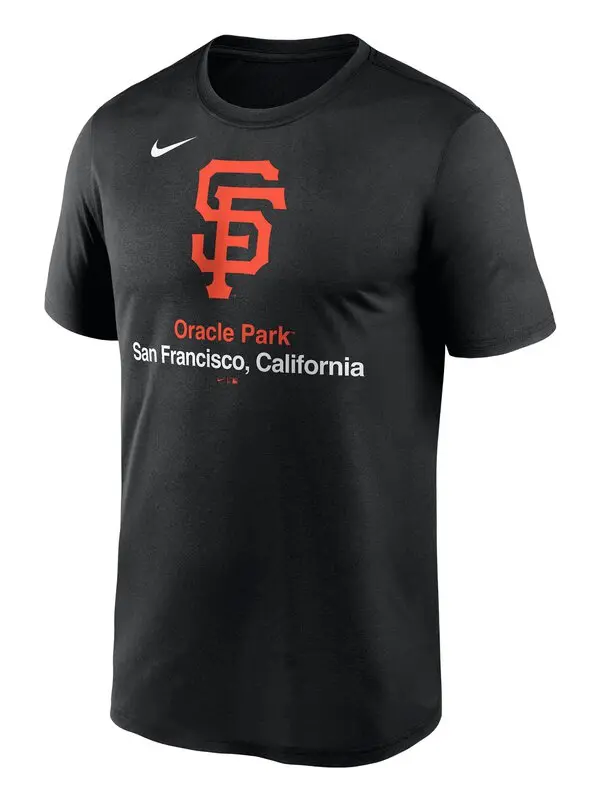 Nike San Francisco Giants Stadium Legend Dri-fit Mlb T-shirt - Black