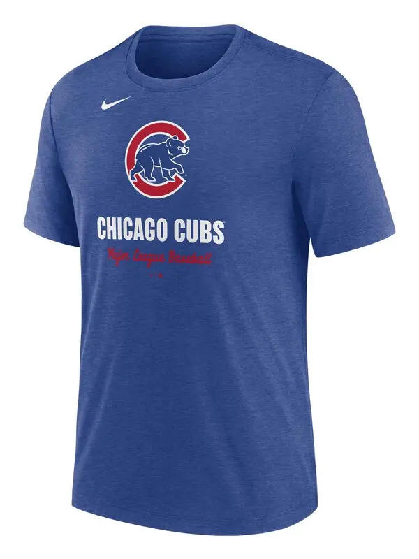 Nike Chicago Cubs Logo Mlb T-shirt - Blue