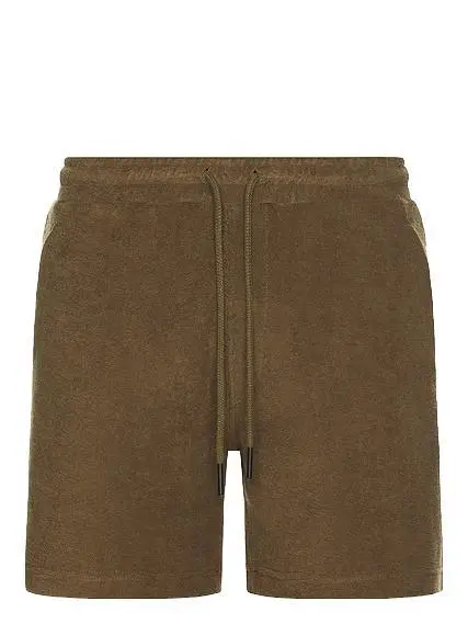 Oas Pine Terry Shorts - Green