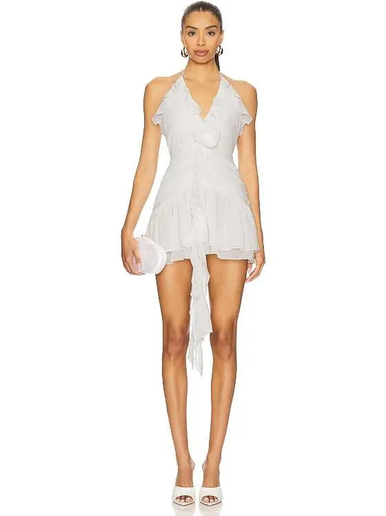 RUNAWAY THE LABEL Zelie Mini Dress - White