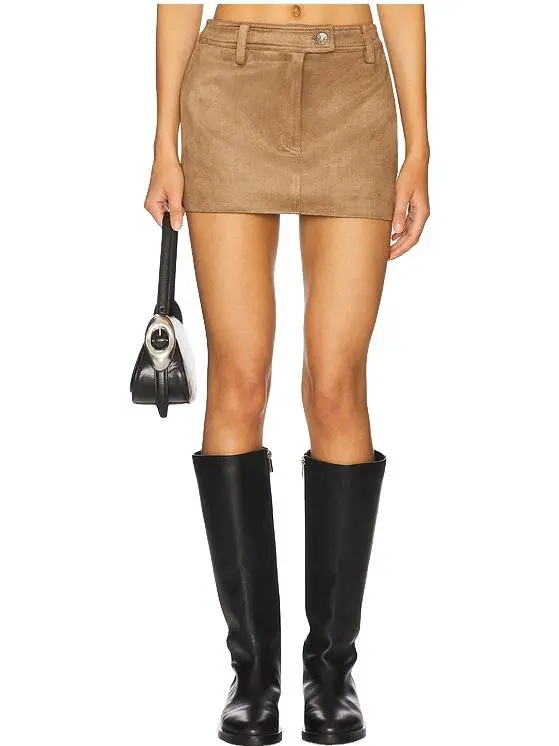 Lioness Mirage Mini Skirt - Coffee