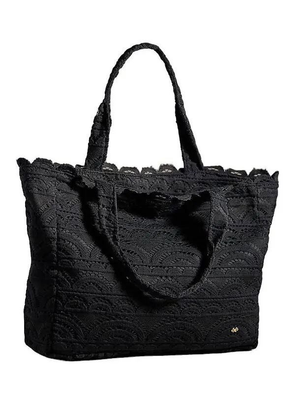 PQ Noah Lace Tote - Black
