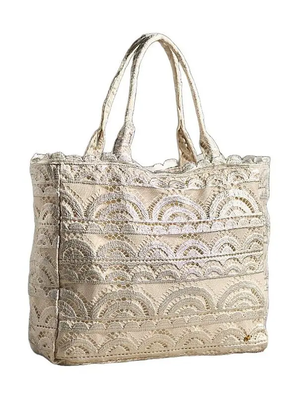 PQ Noah Lace Tote - Cream