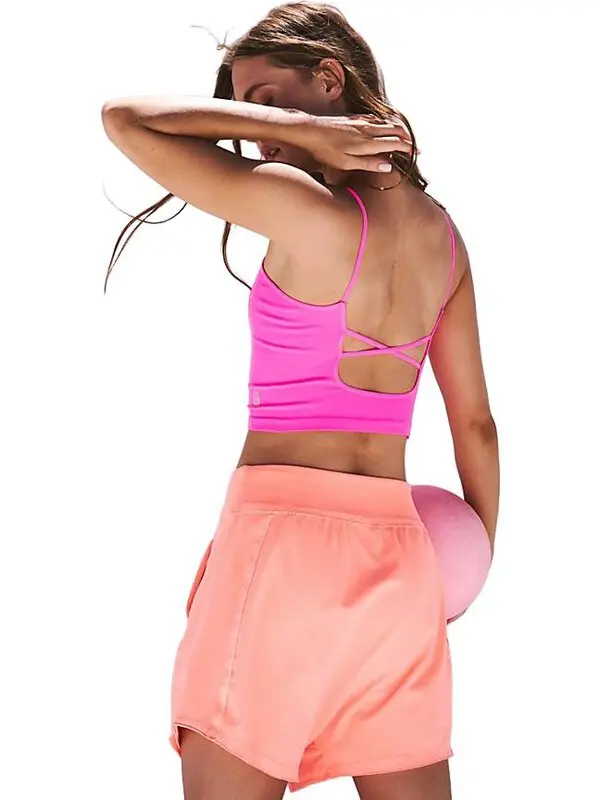 Free People Strappy Back Tank Top - Hot Pink