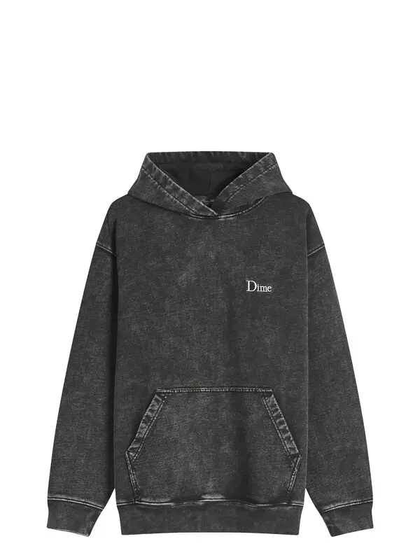 DIME Classic French Terry Hoodie - Faded Black