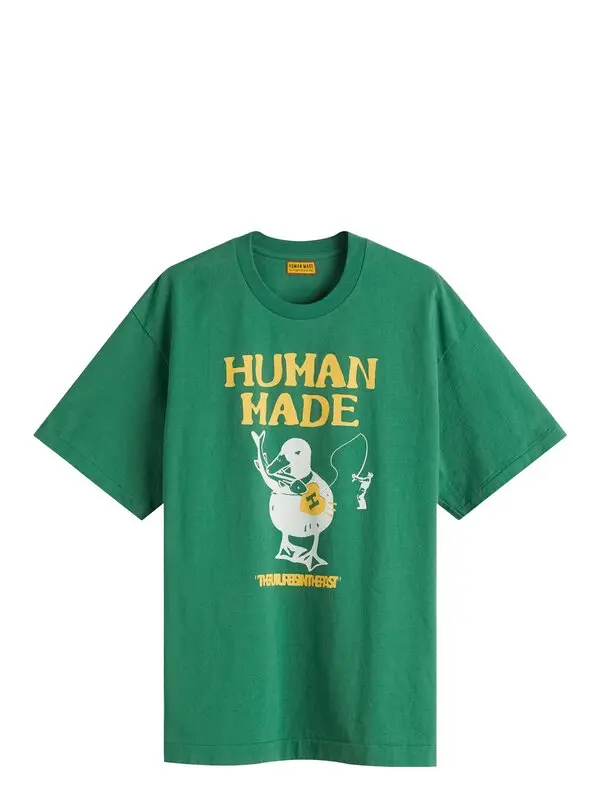 HUMAN MADE Fishing Duck T-shirt - Green