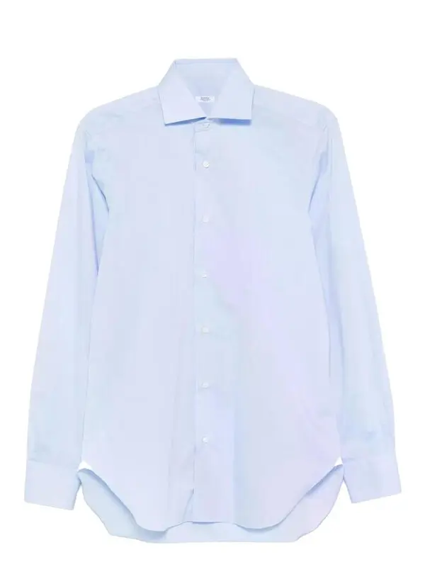 BARBA NAPOLI Cotton Shirt - Blue
