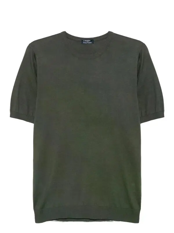 BARBA NAPOLI Silk T-shirt - Green