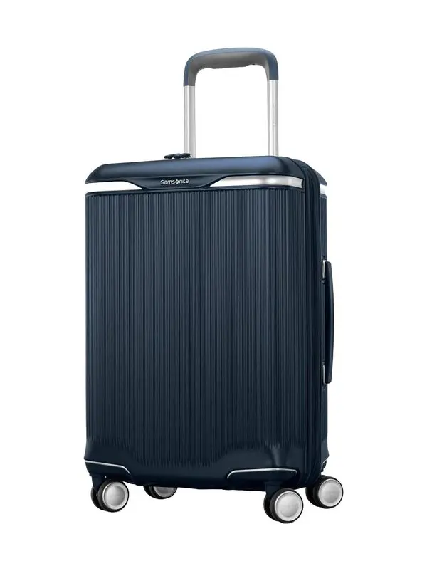 SAMSONITE Silhouette 18 Hardside Expandable 21" Carry On Spinner - Deep Navy