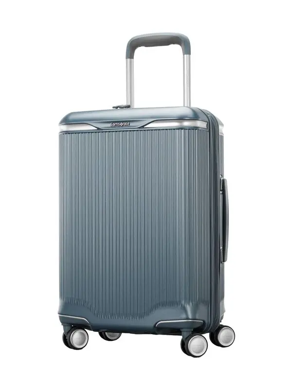SAMSONITE Silhouette 18 Hardside Expandable 21" Carry On Spinner - Slate Blue