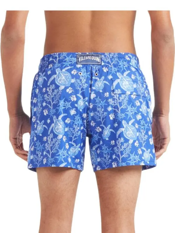 Vilebrequin Turtles Stretch 4.5" Swim Trunks - Marrakech