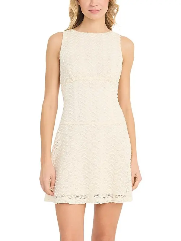 THE GOOD JOURNEY Empire Seam Mini Dress - Cream