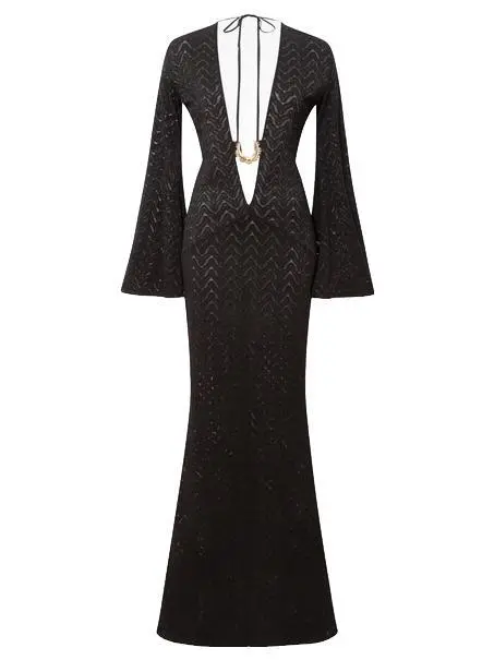 LUNA B Jerina Maxi Dress - Black