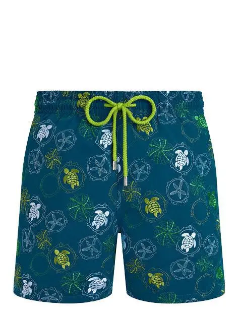 Vilebrequin Embroidered Swim Trunks - Blue