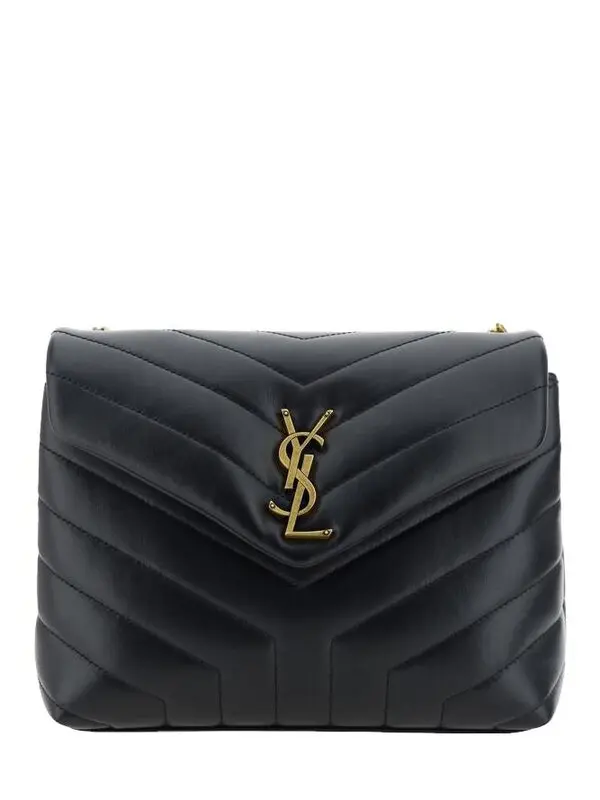 Saint Laurent Large Shoulder Bag - Black