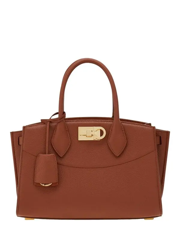 FERRAGAMO Studio Soft Bag - Brown