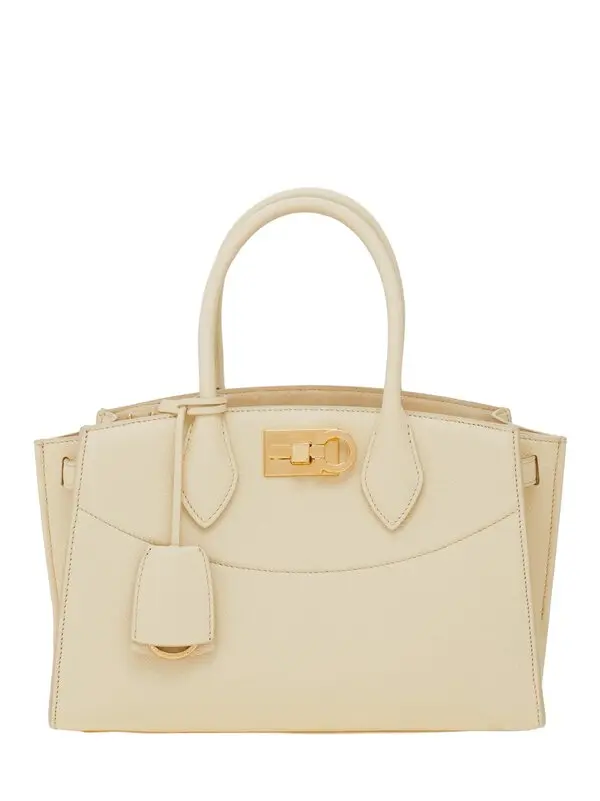 FERRAGAMO Studio Soft Bag - White