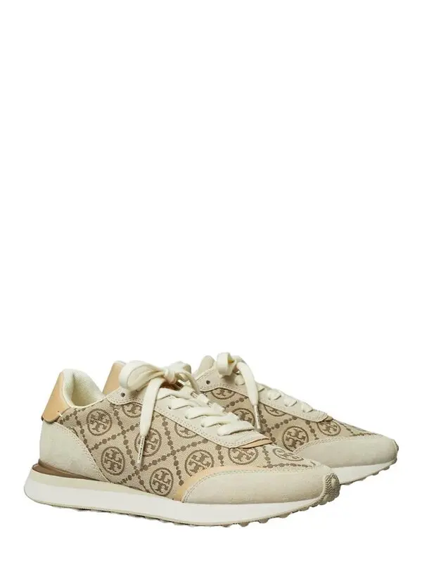Tory Burch T Monogram Destiny Trainer Sneakers - Hazel/river Rock