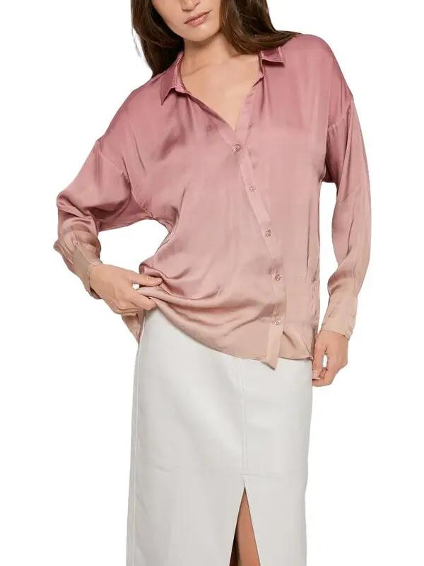 AS By DF Tramonto Blouse - Mauve