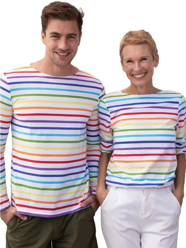 Saint James Minquiers Pride Striped Shirt - Multico