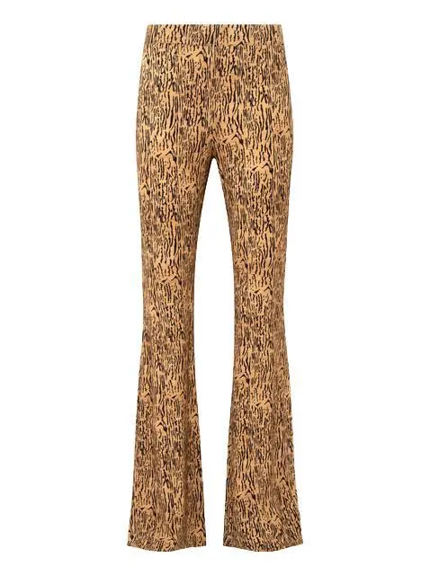 LUNA B Julia Pants - Printed Leopard