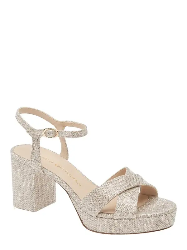 STUART WEITZMAN Dayna Platform 80 Sandal - Poudre