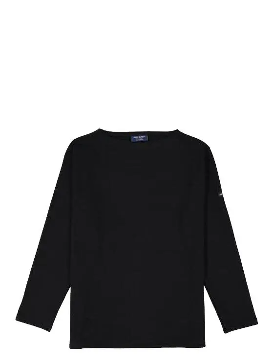 Saint James Guildo Boatneck Breton Shirt - Black
