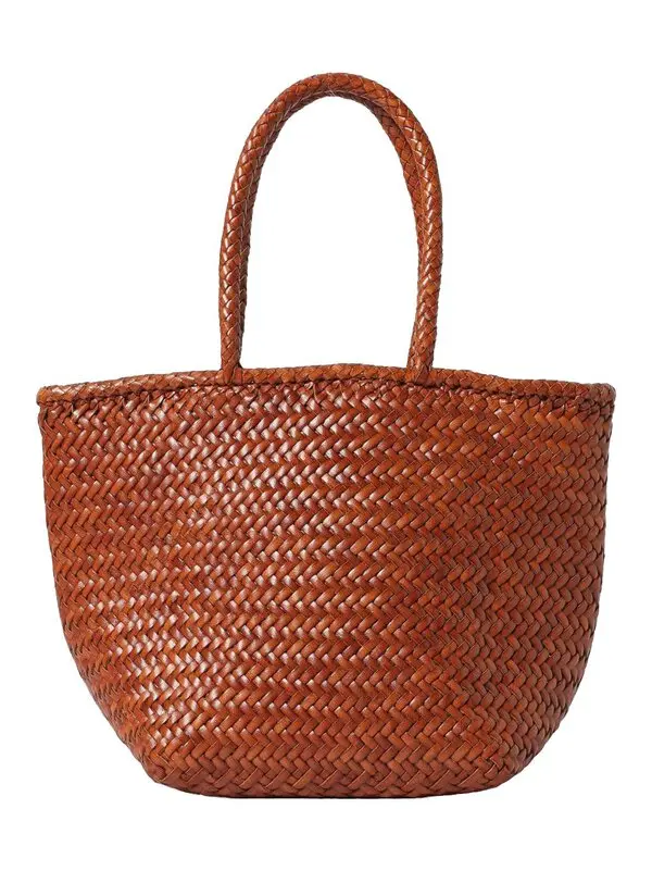 Dragon Diffusion Woven Shoulder Bag - Leather