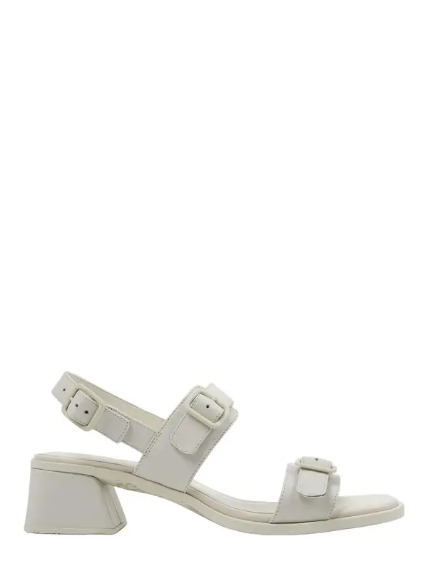 Camper Heeled Sandal - White