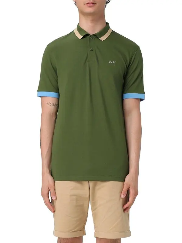 SUN 68 Polo Shirt - Green