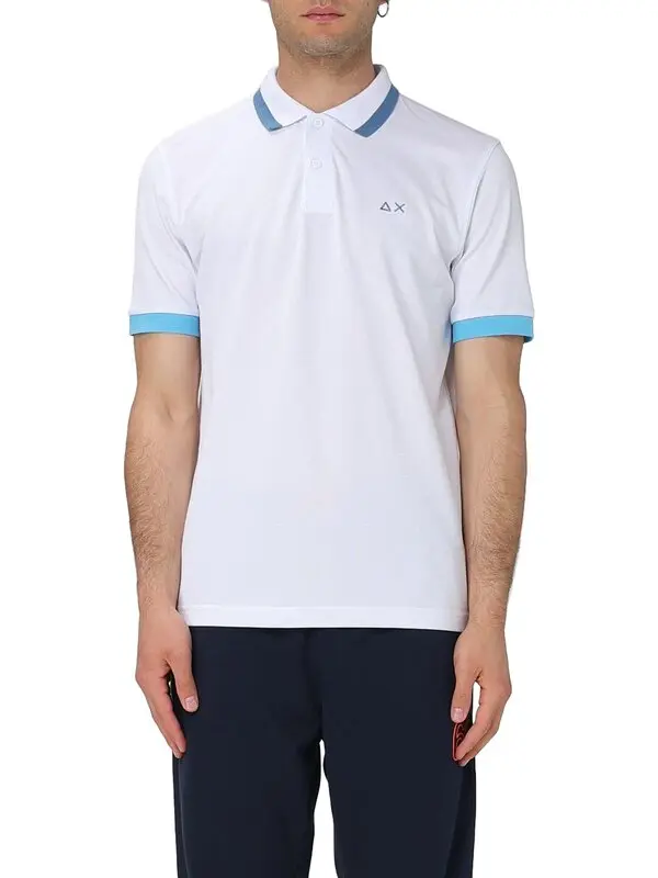 SUN 68 Polo Shirt - White