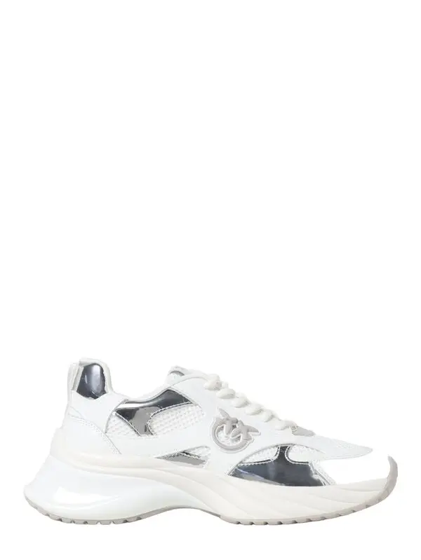 Pinko Lace-up Sneakers - White
