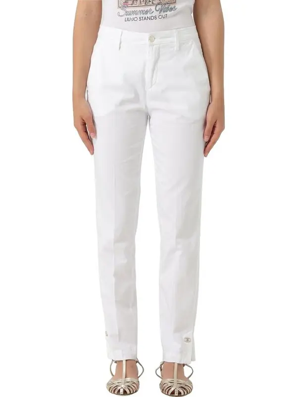 Liu Jo Ankle Length Trousers - White