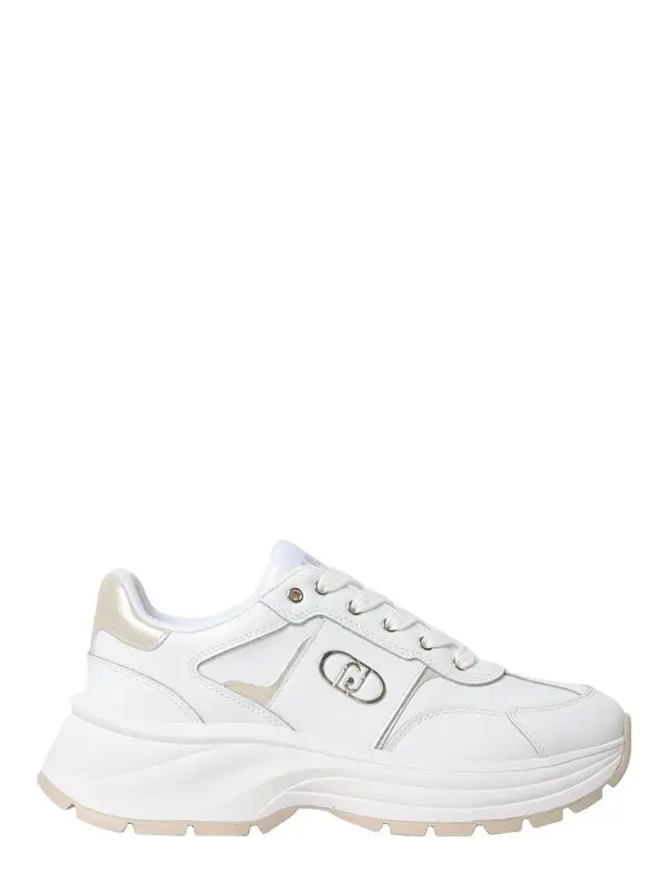Liu Jo Lace Up Sneakers - White