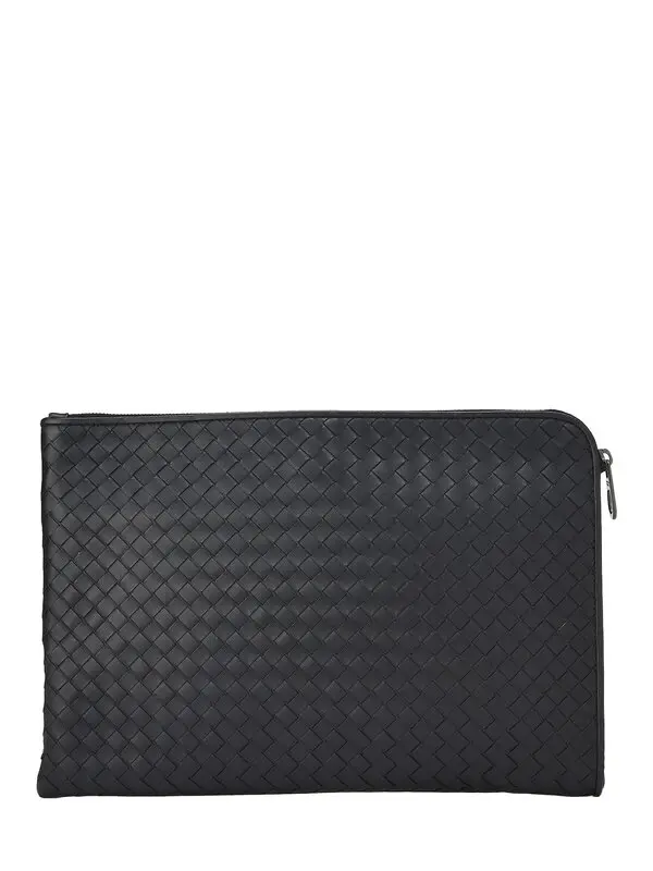 Bottega Veneta Intrecciato Clutch - Black