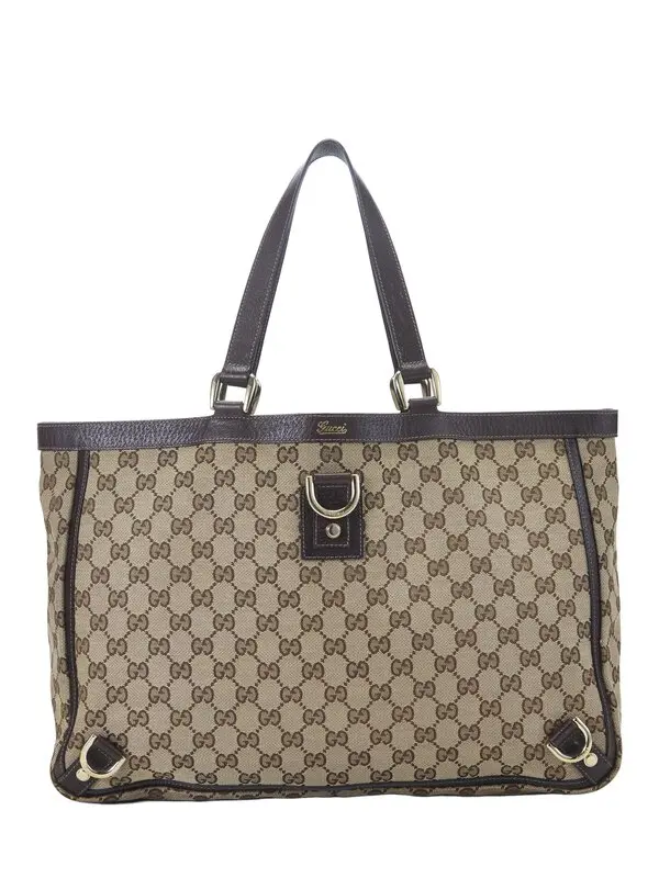 Gucci Original Gg Abbey Tote - Brown