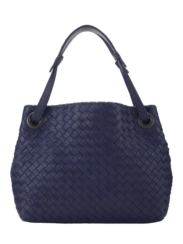 Bottega Veneta Intrecciato Garda Tote - Navy