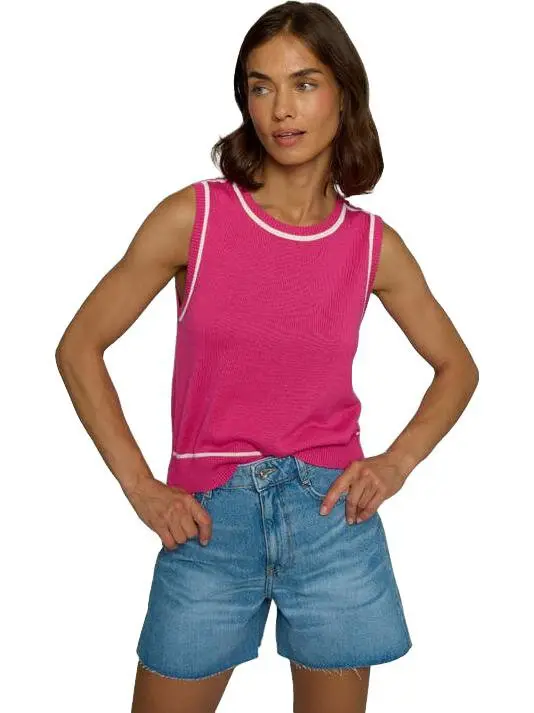 Central Park West Tubular Shell Top - Pink