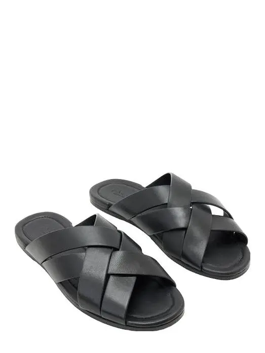 John Varvatos Merida Slide Sandal - Black