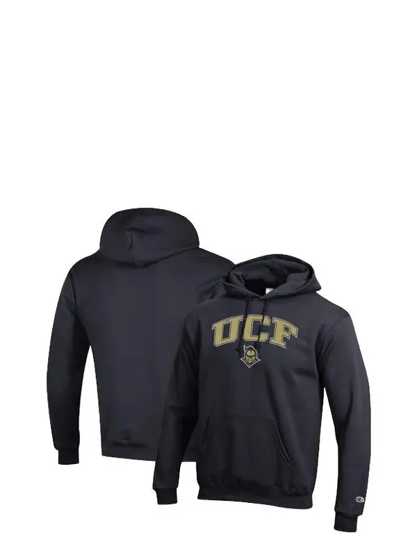 Champion Ucf Knights Arch Over Logo Pullover Hoodie - Black