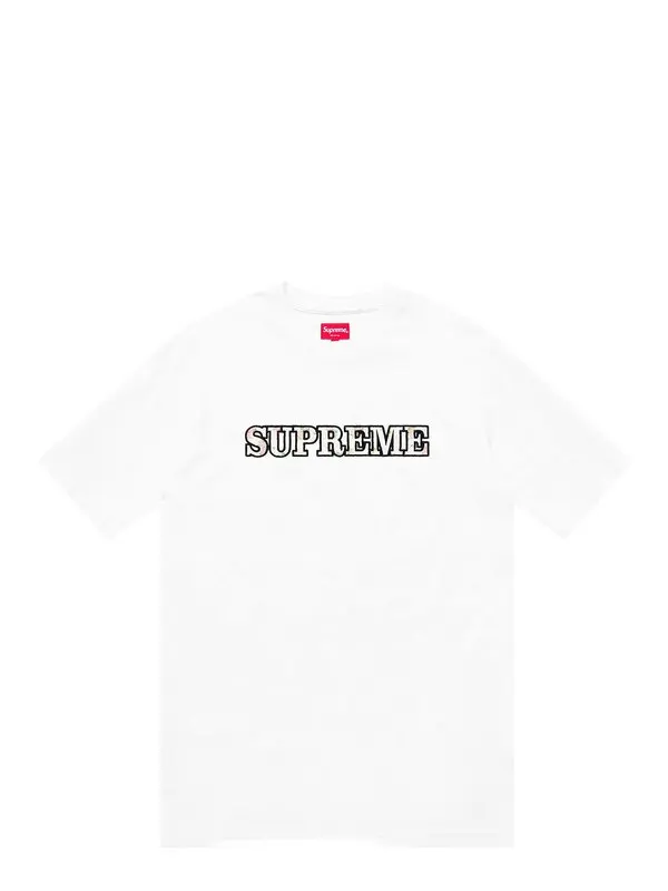 Supreme Floral Logo Tee - White