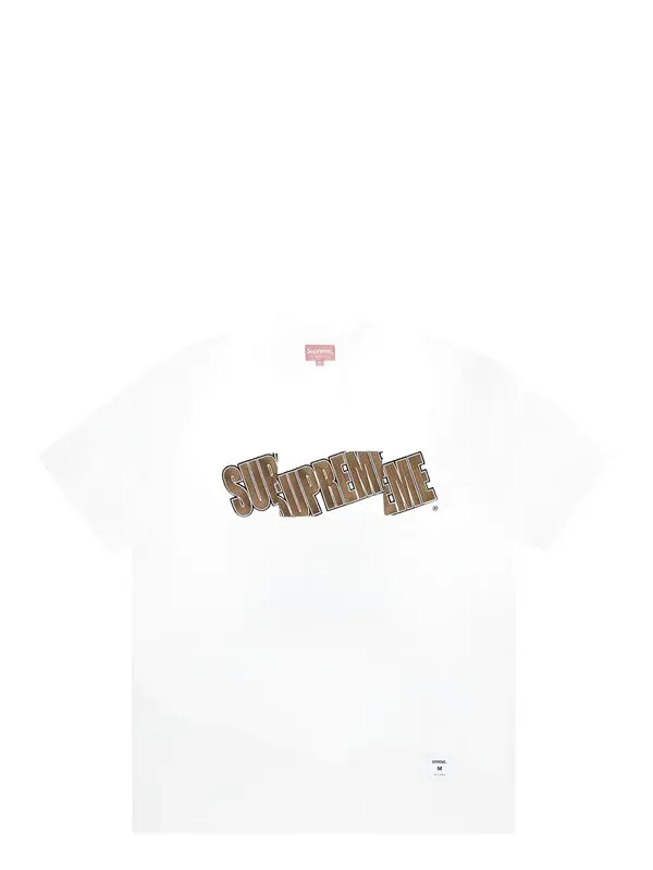 Supreme Cut Logo Short-sleeve Top - White
