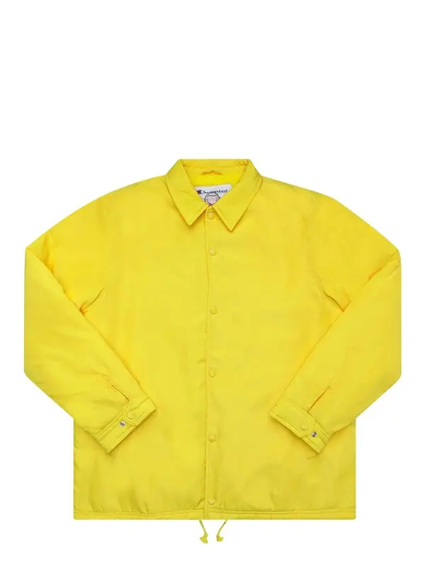 Supreme X Champion Label Coaches Jacket - Yellow