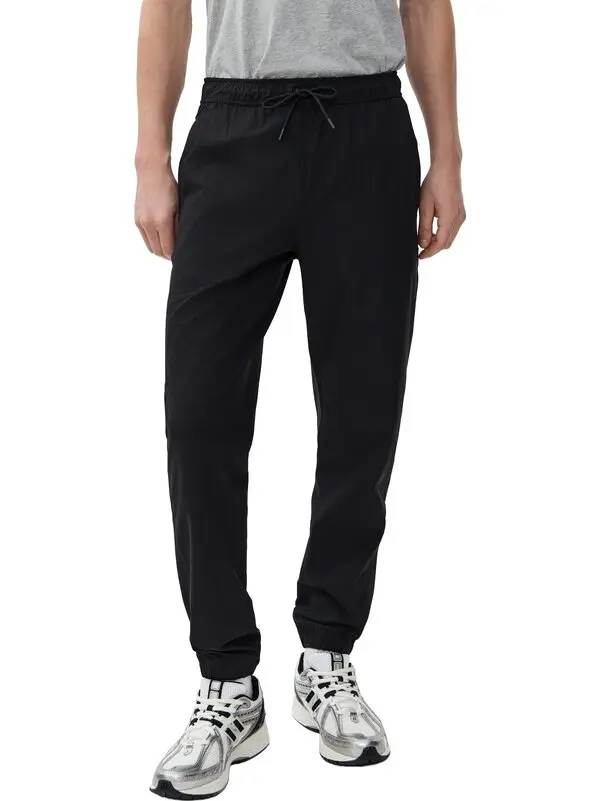 Reigning Champ Stretch Warp Knit Coach's Standard Joggers - Black