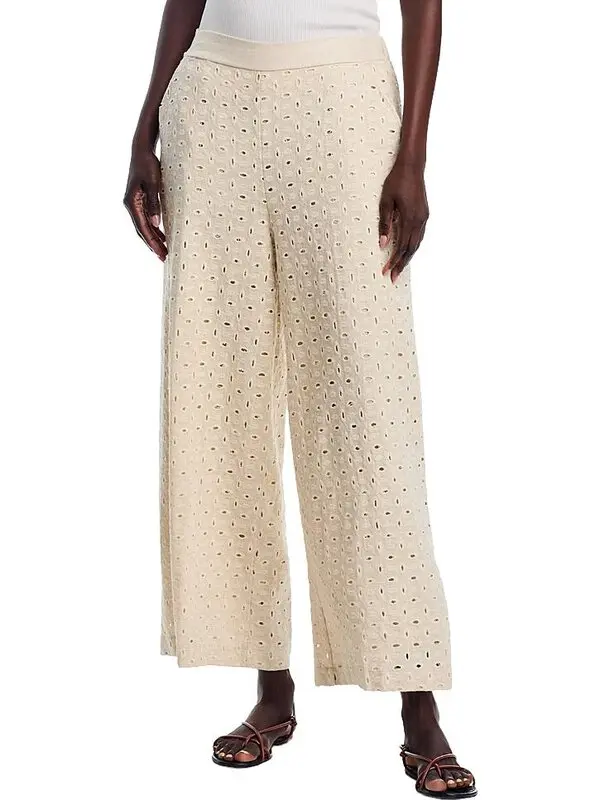LA FEE MARABOUTEE Eyelet Trousers - Haze
