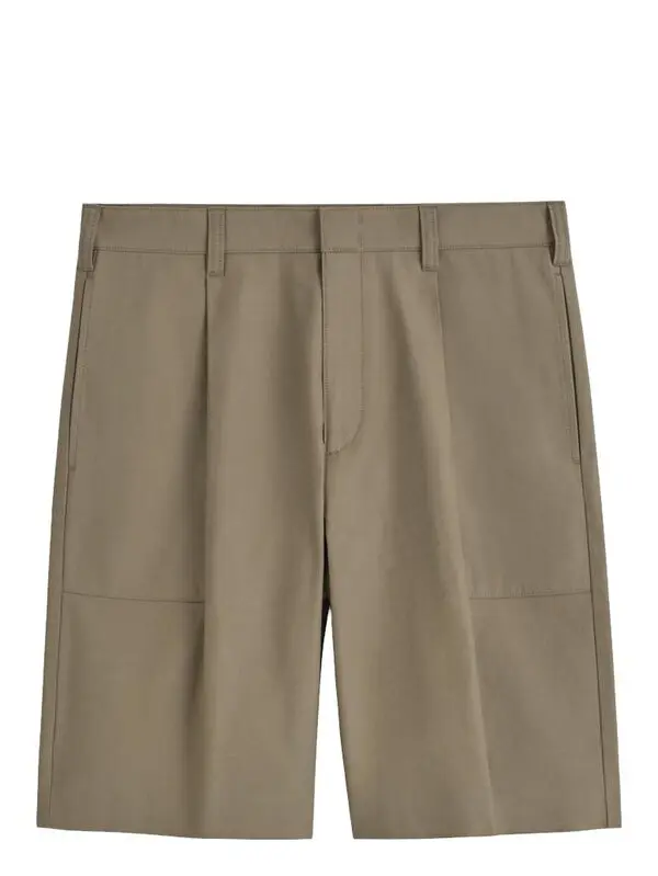 Cos Cotton-twill Chino Shorts - Beige