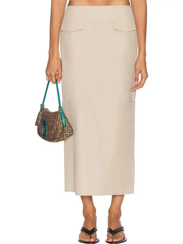 ALFIE Valletta Skirt - Oxford Tan
