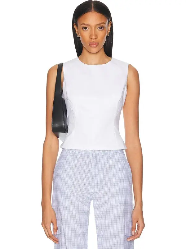 ALFIE Nori Cropped Top - White